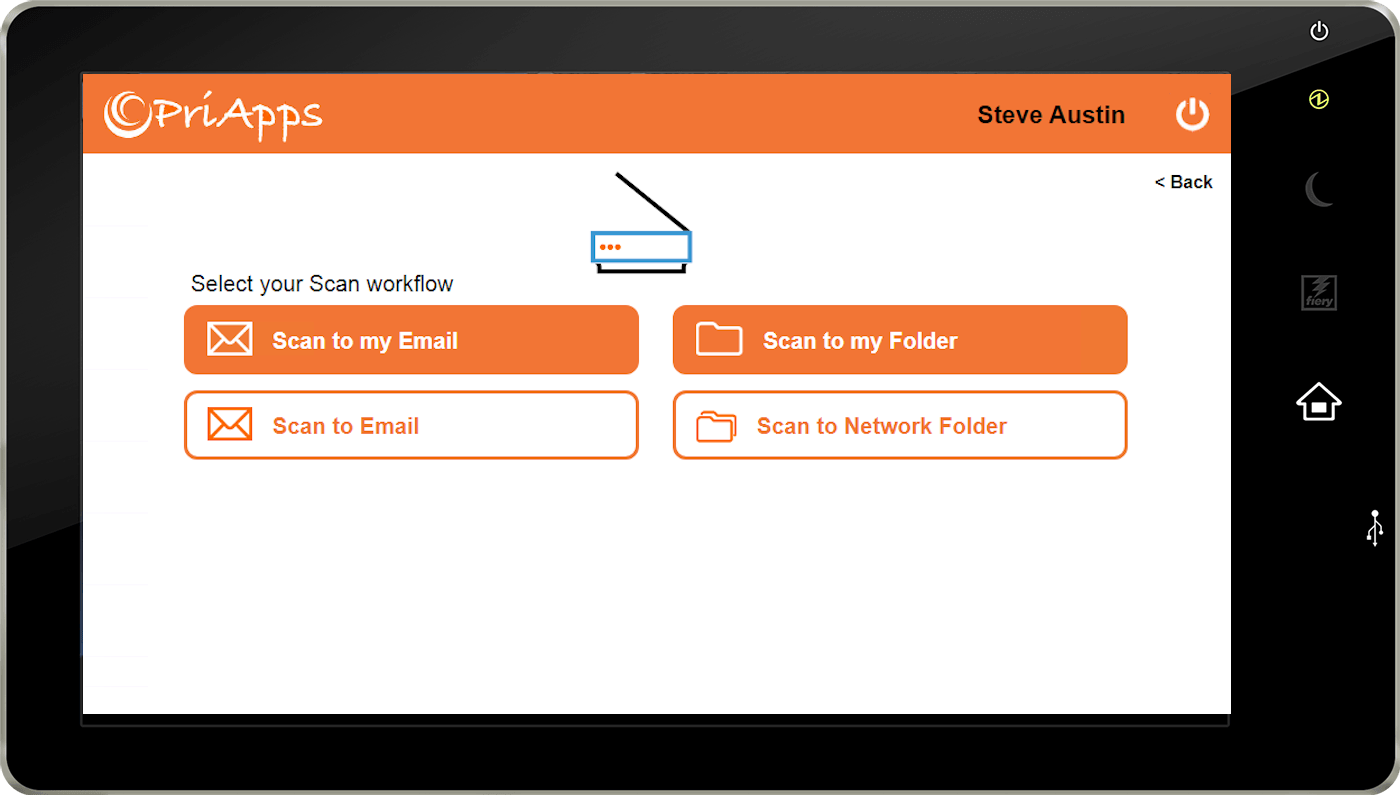 Personalized Scan Workflows - PriApps Print Management & Document Capture